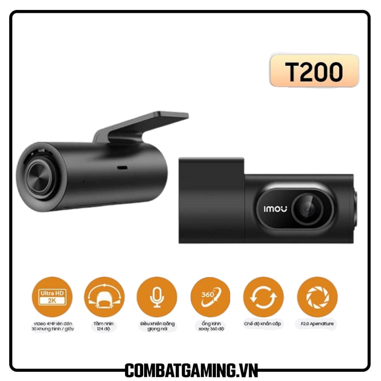 Camera hành trình IMOU Dash Camera T200 - Combat PC Gaming Gear
