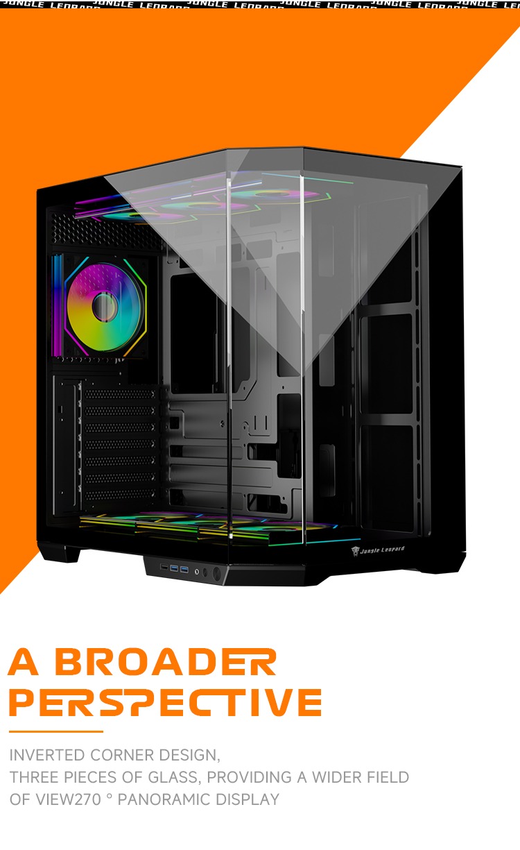 Case Jungle Leopard AS-01 | ATX | White - Combat PC Gaming Gear