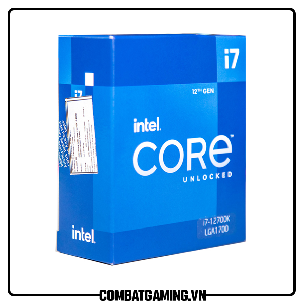 CPU Intel Core i7 12700K Box Chính Hãng