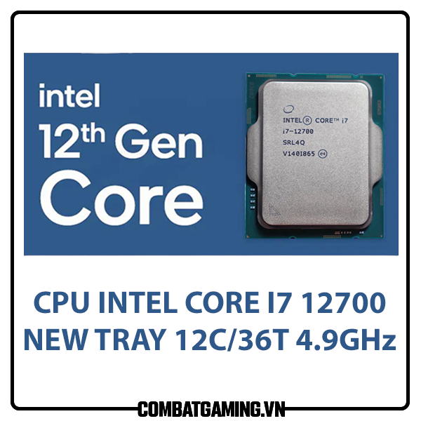 CPU Intel Core I7 12700 Tray New Không Fan