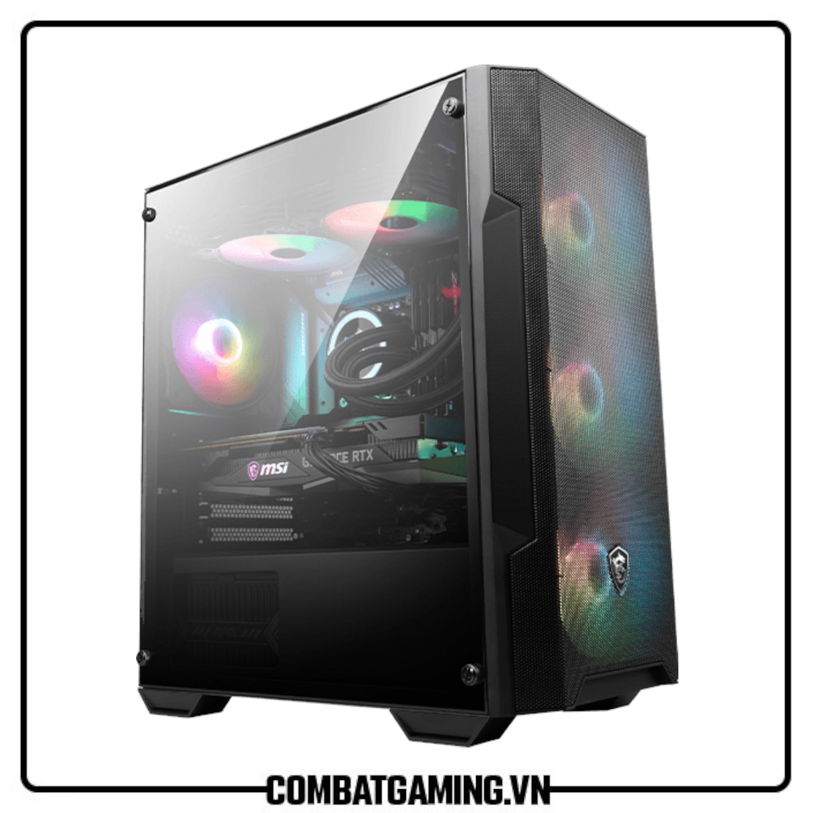 Case MSI Mag Forge M100A (Kèm 4 Fan RGB)