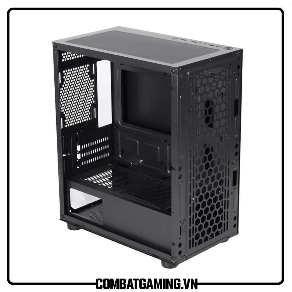 Case Jetek Squid Game R6 Black (Sẳn 3 Fan RGB)