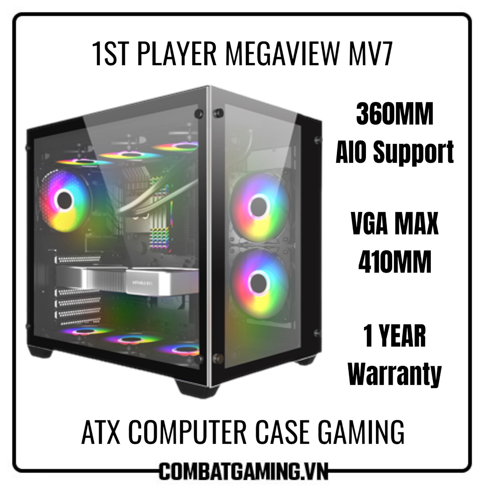 Case 1STPlayer MegaView MV7 Black