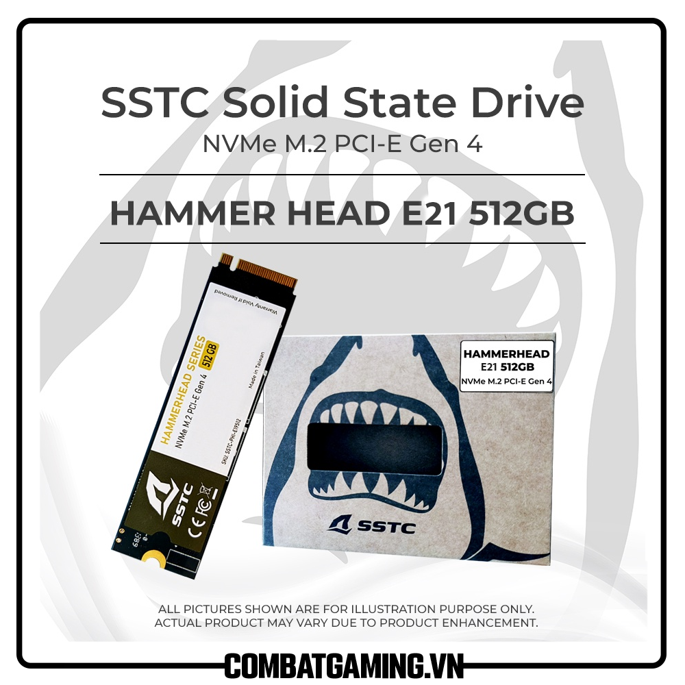 SSD SSTC HAMMERHEAD NVMe M.2 E21-512GB Gen 4