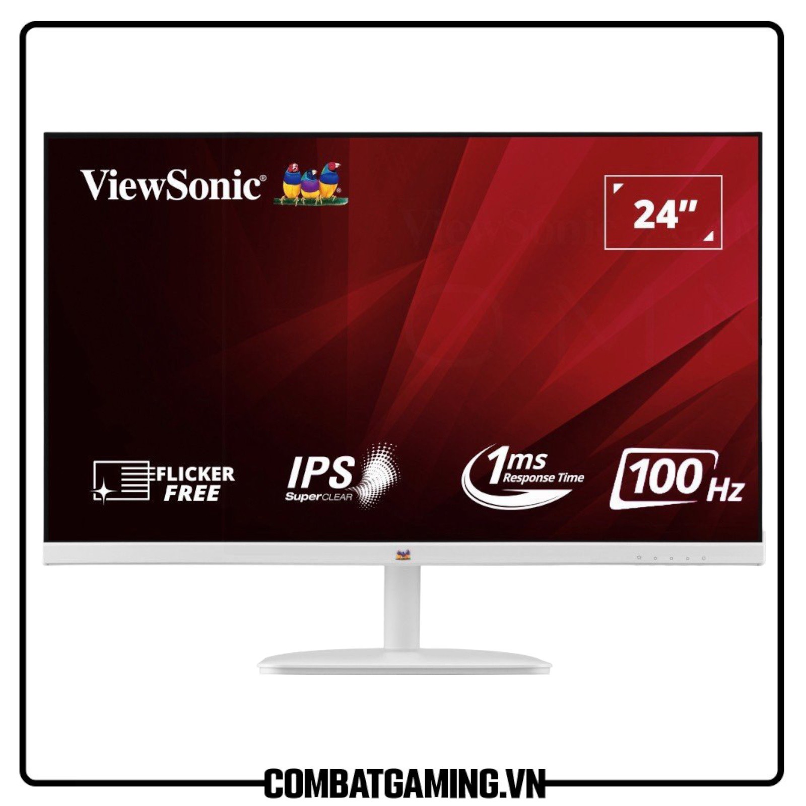 Màn hình ViewSonic VA2432-H-W 24"/ IPS/ 100hz/ 1ms/ White