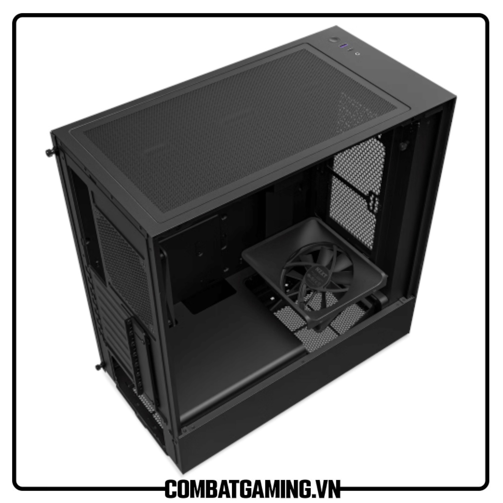 Case NZXT H5 FLOW RGB Black/White (2 Fan F140 RGB Core + 2 Fan F120Q)