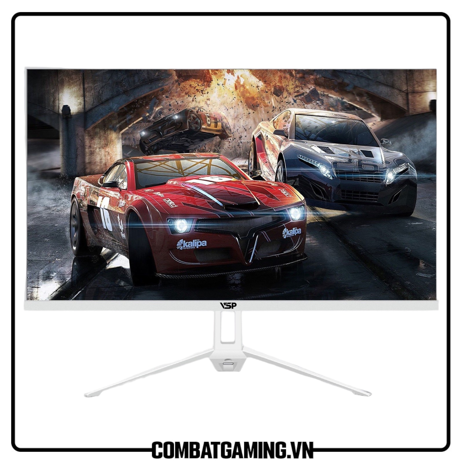 Màn hình VSP V2408S Slim Bezel 24"/ FHD/ VA/ 75hz/ White