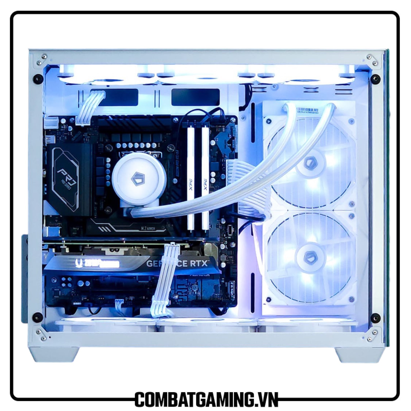 Case Segotep Lumi II White M-ATX/ Rad 360/ USB-C