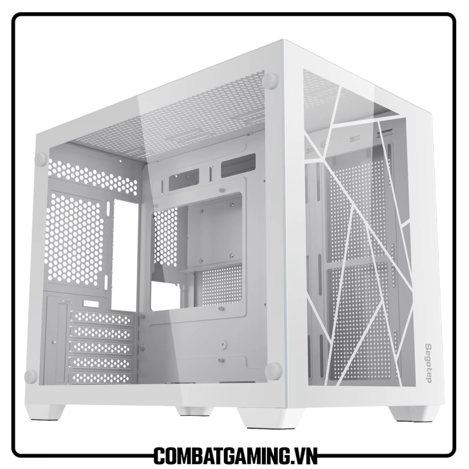 Case Segotep Lumi II White M-ATX/ Rad 360/ USB-C