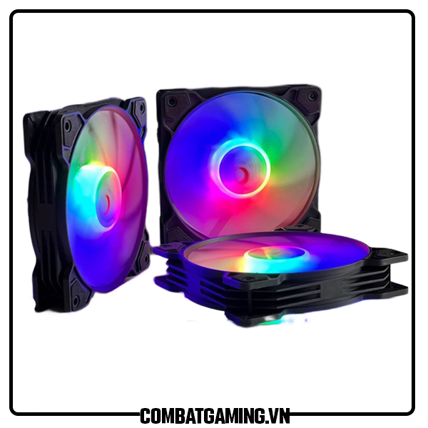 Fan Coolmoon K8 Rainbow Black