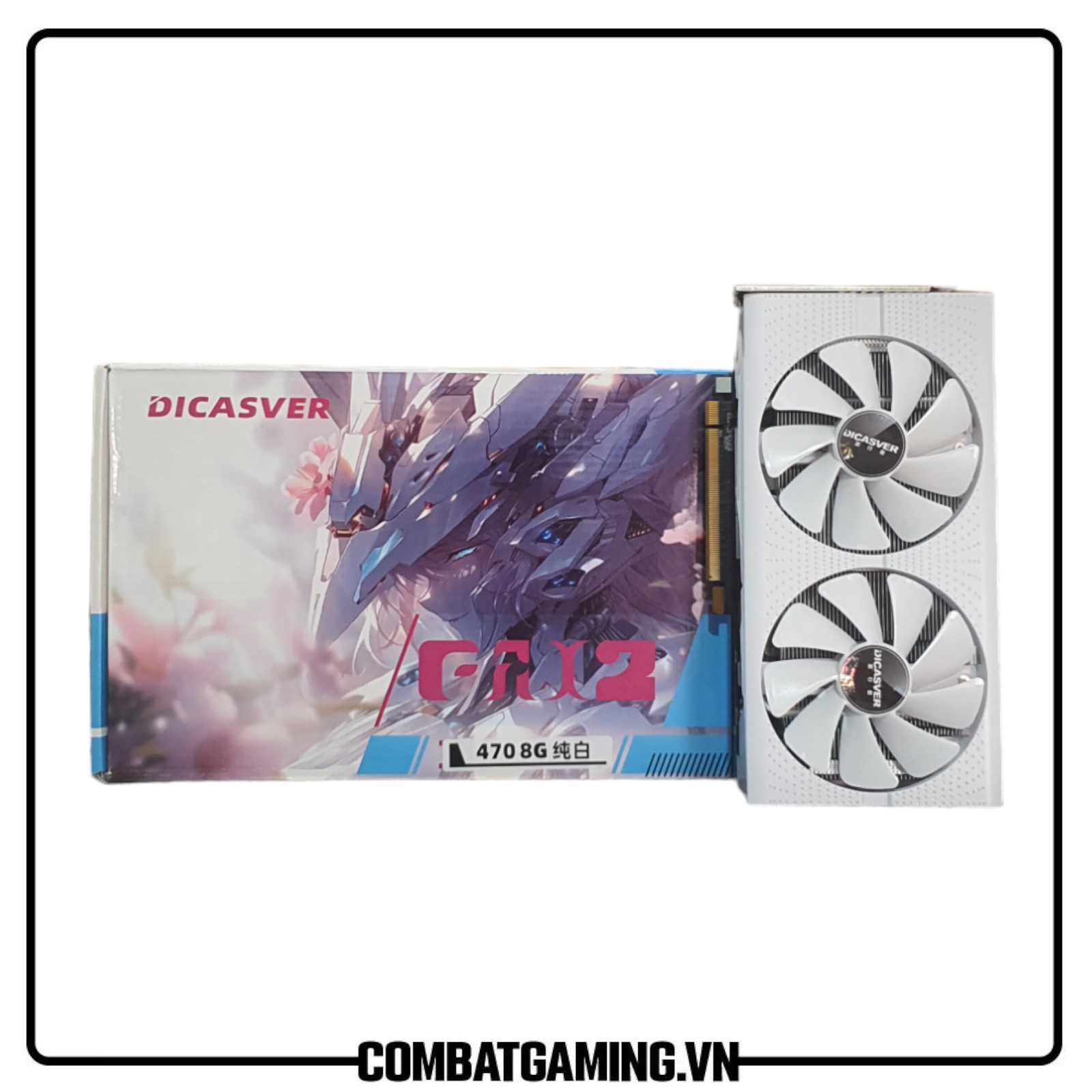 VGA DICASVER RX 470 8GB WHITE
