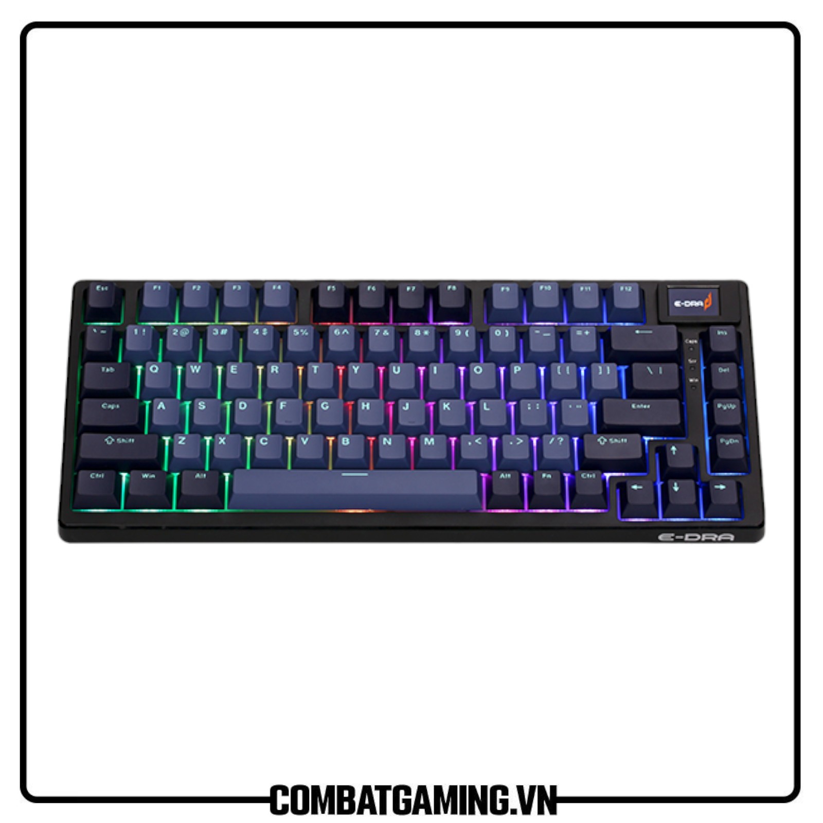 Bàn phím cơ không dây EDRA EK375 PRO Beta (Blue + Navy)