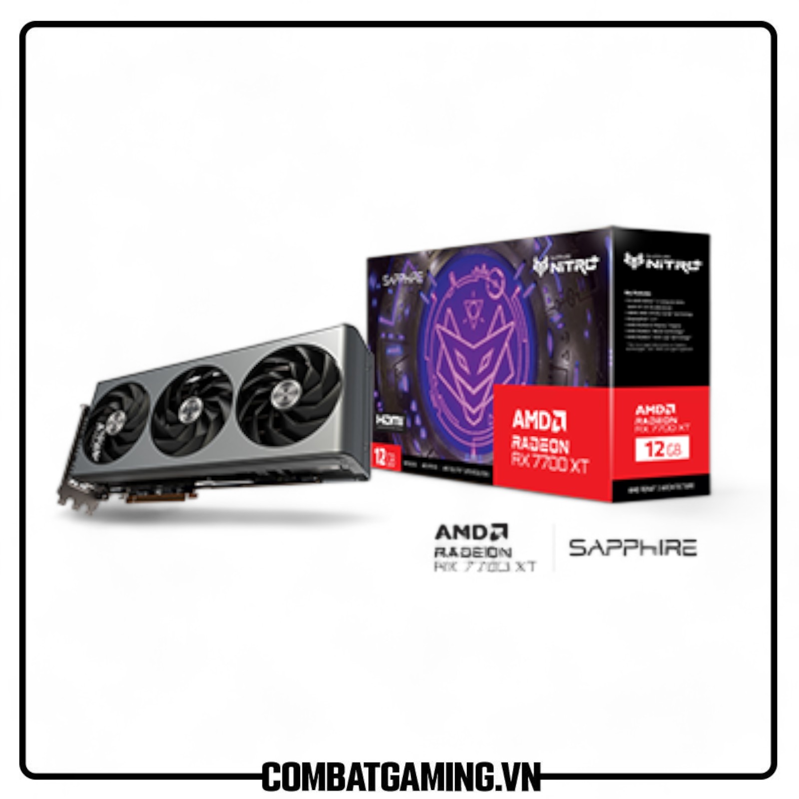 VGA SAPPHIRE NITRO+ AMD RADEON RX 7700 XT OC GAMING 12GB