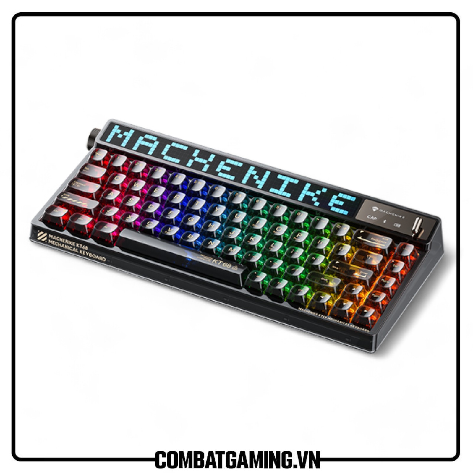 Bàn Phím Cơ Gaming Machenike KT68 Pro Black Multi-modes