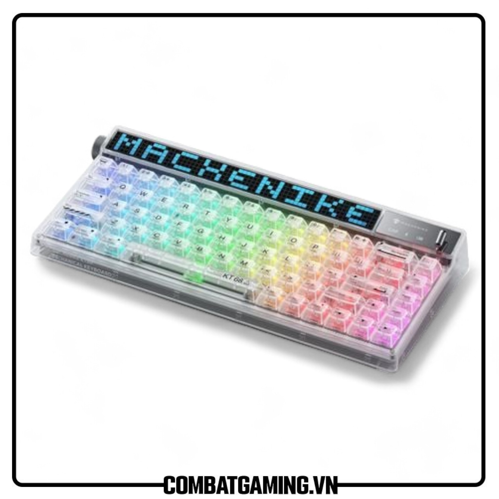 Bàn Phím Cơ Gaming Machenike KT68 Pro White Multi-modes