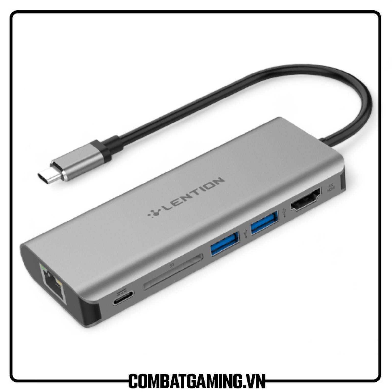 Bộ chuyển đổi USB-C 6 trong 1 Lention C68