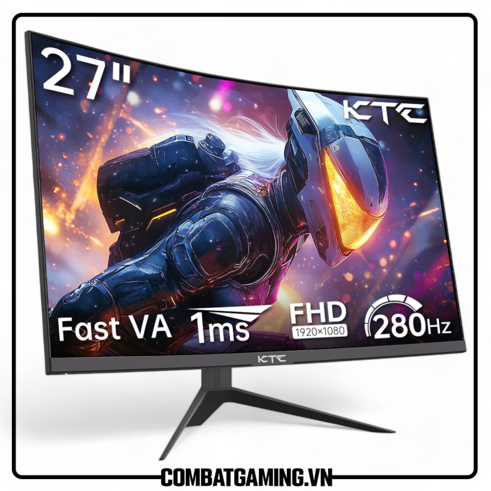 Màn hình cong KTC H27S12Y 27"/ FHD/ Fast HVA/ 280Hz/ 1ms