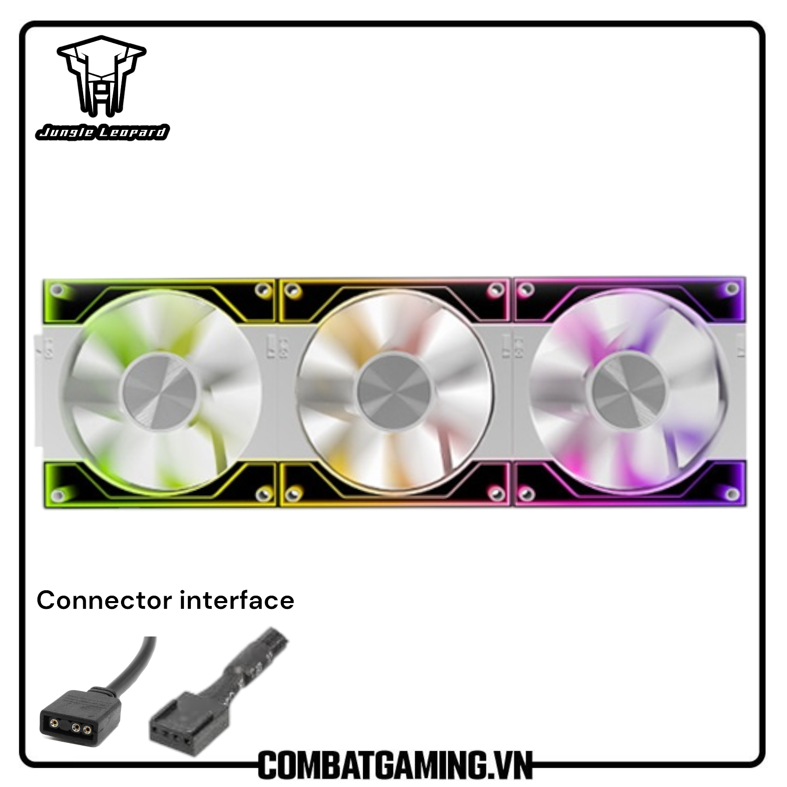 Kit 3 Fan Module Leopard Interstellar V3 ARGB White